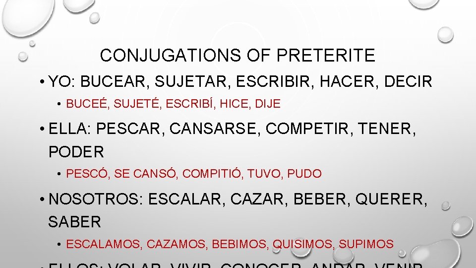 ESPAOL 4 UNIDAD 2 LECCIN 1 REPASO VOCABULARIO