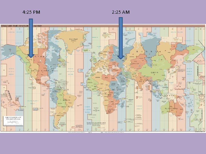 Time Zones B A C D 1 00