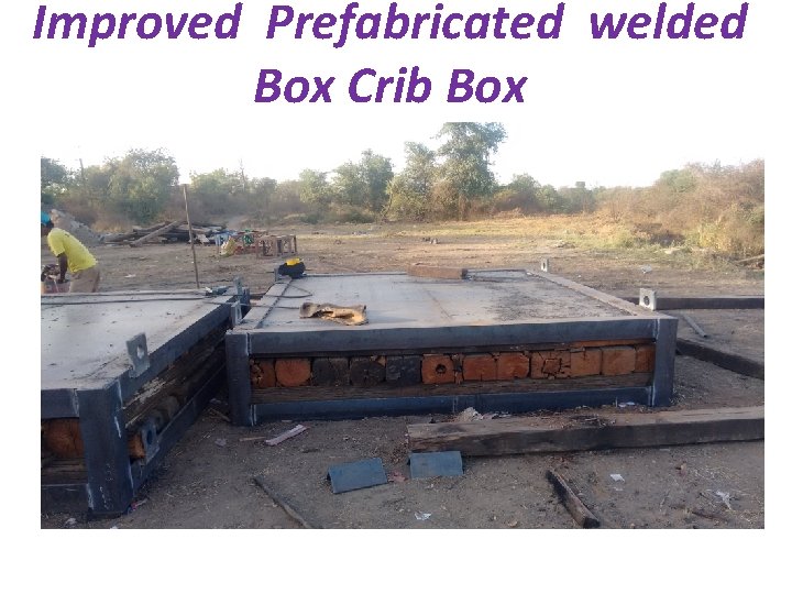 Box pushing work under Relieving Girder at speed