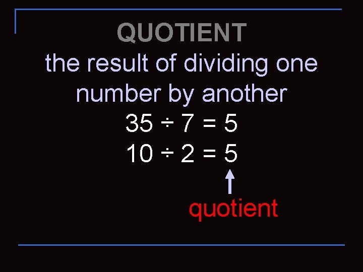 Chapter 1 Basic Concepts of Algebra LANGUAGE OF