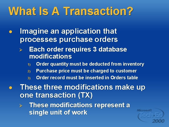 COM Transactions Writing Components In Visual Basic Brian