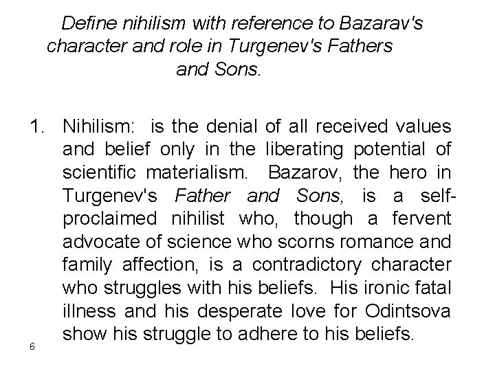 Define Bildungsroman elements with reference to examples from