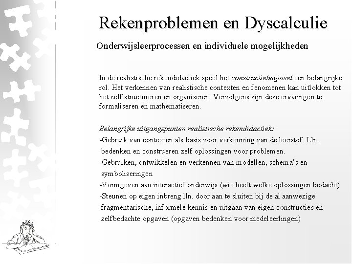 Rekenproblemen en Dyscalculie Onderwijsleerprocessen en individuele ...