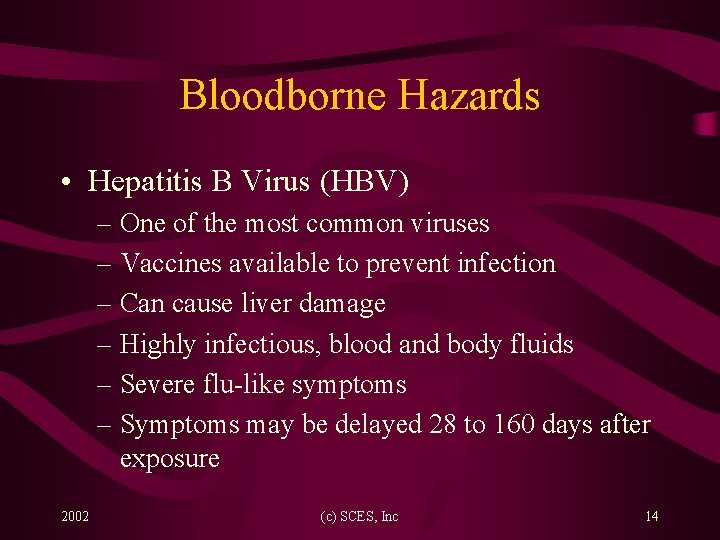 Bloodborne Pathogen Safety Bloodborne Pathogens 29 CFR 1910