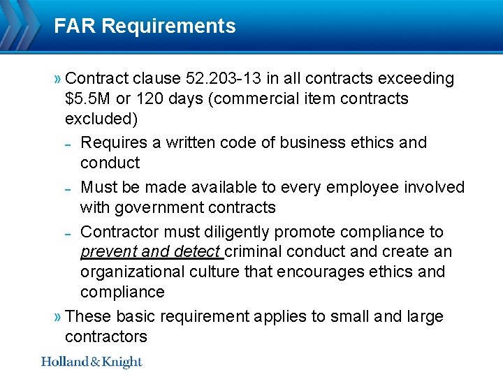 Government Contractor Ethics and Compliance Requirements Robert K