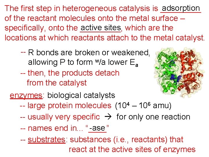 catalysis the process by which a catalyst changes