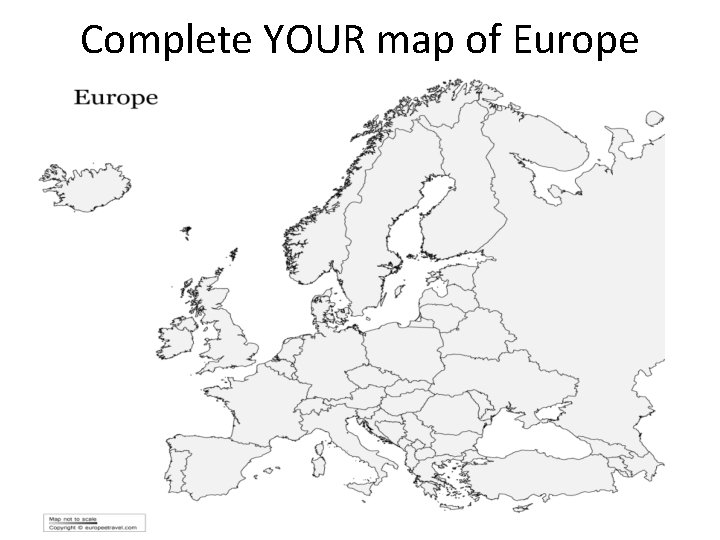 Opening Identify the country Use the smartboard file