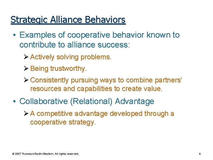 Student Version CHAPTER 9 STRATEGIC ACTIONS STRATEGY FORMULATION