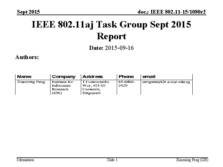 doc IEEE 802 11 151080 r 2 Sept