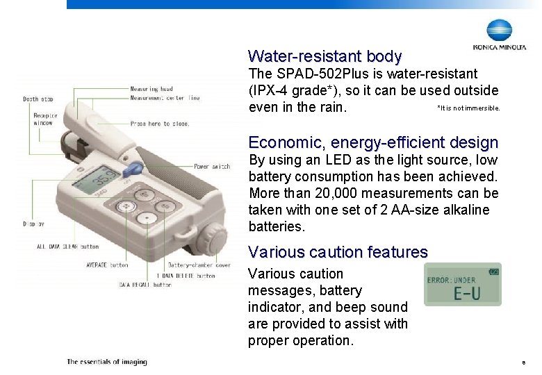 Konica Minolta Chlorophyll Meter SPAD502 Plus Is Now
