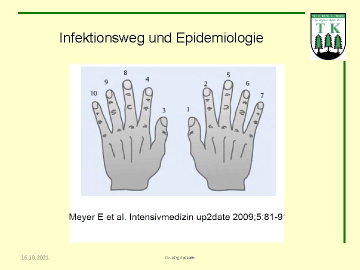 Infektionsweg und Epidemiologie 16 10 2021 Dr Jrg