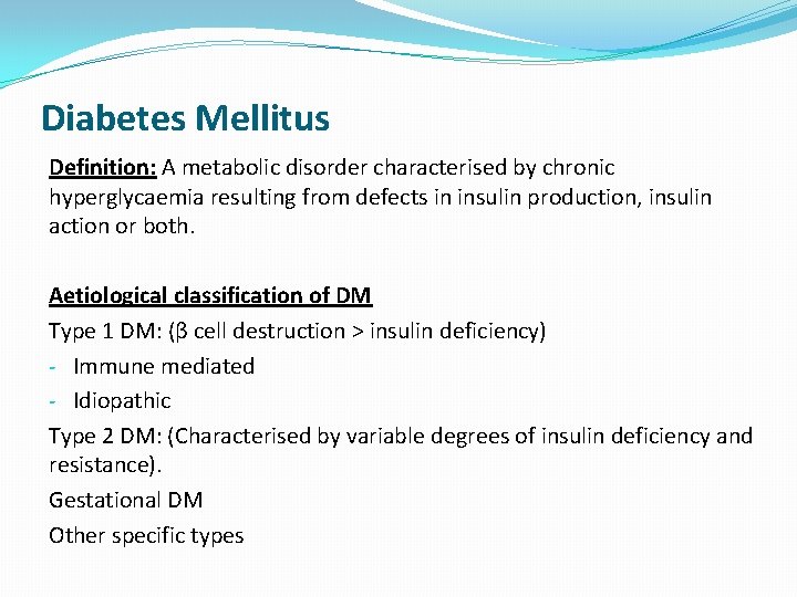 Dr Sara AlAnsari FY 1 Session Overview Diabetes