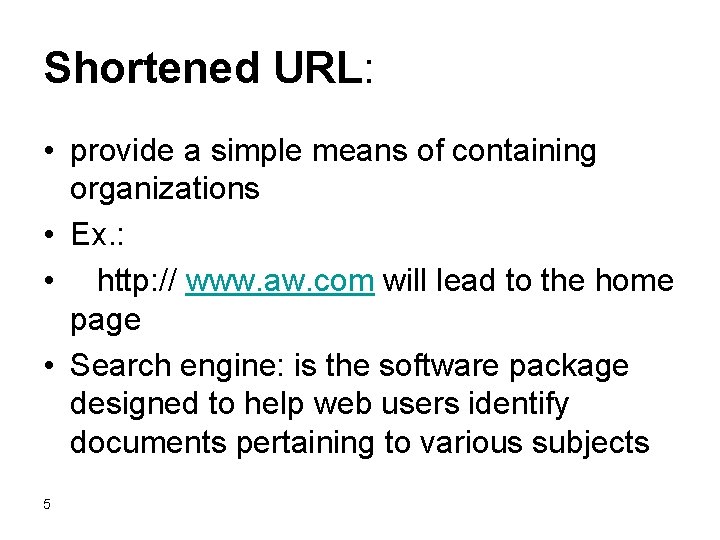 Sec 4 3 The World Wide Web 1
