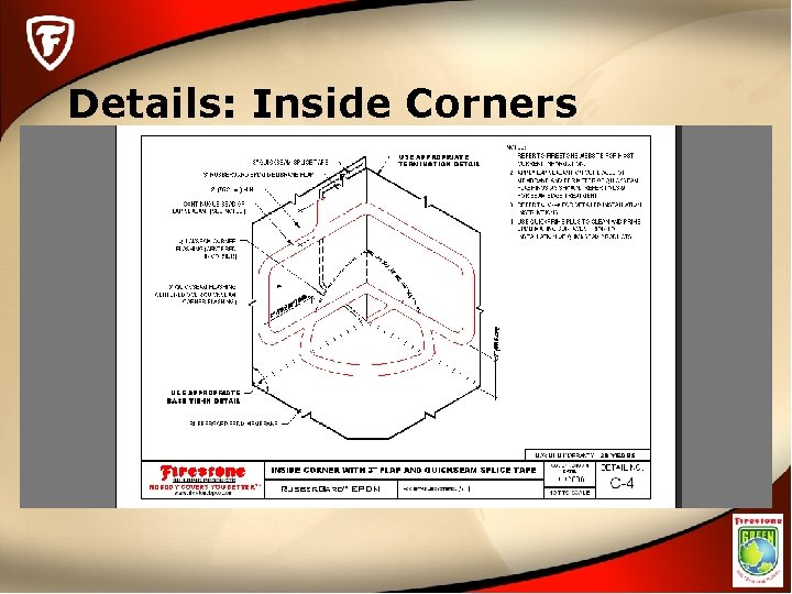Firestone Building Products EPDM Training Corners Details Inside