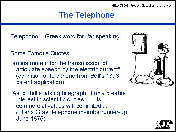 ME 240106 S Product Dissection Appliances The Telephono