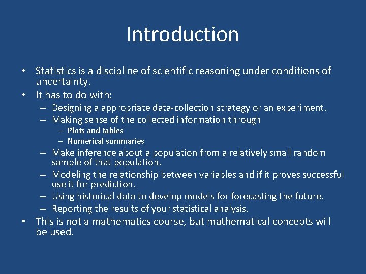 Applied Business Forecasting and Regression Analysis Introduction ...