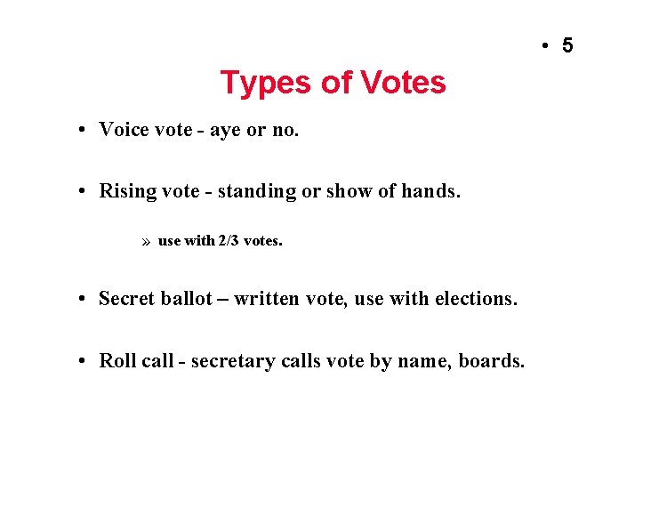 1 Parliamentary Procedure Definition Correct rules for conducting