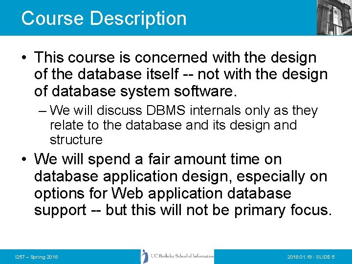 Database Management Introduction Kay Ashaolu University of California