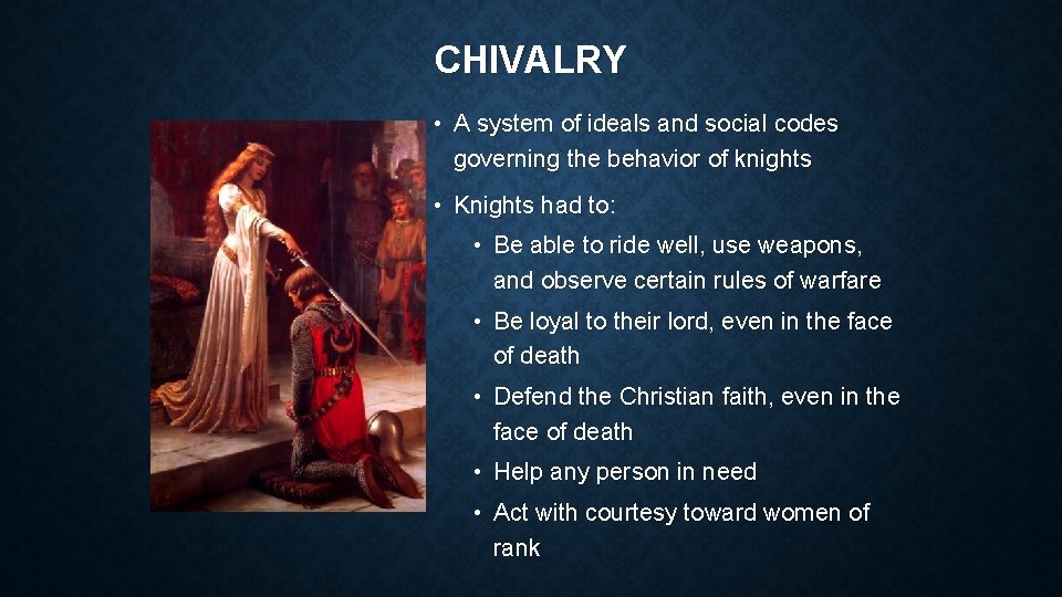 THE CANTERBURY TALES Background Information and Key Terms