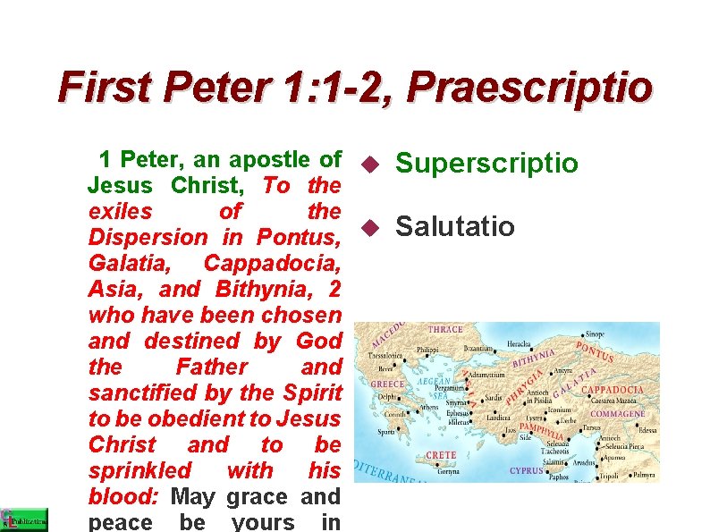 First Peter an overview by Dr Lorin L
