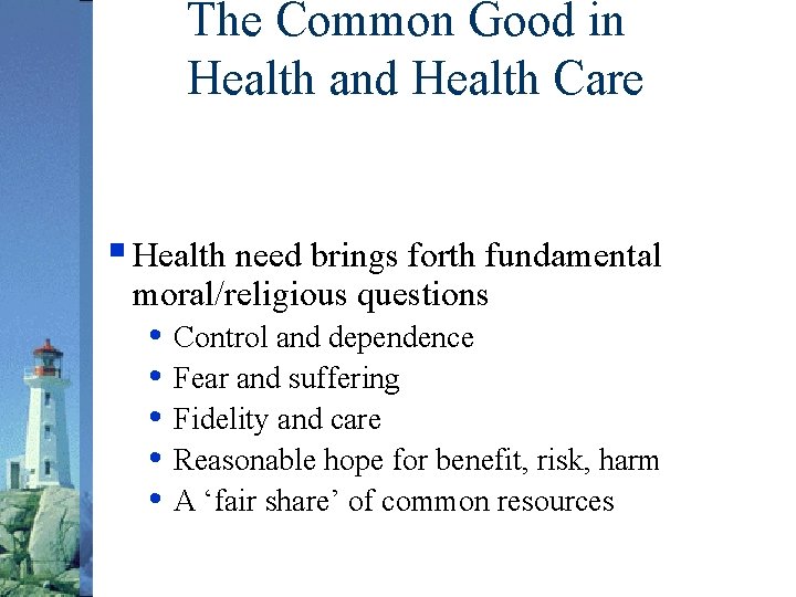 Faith Justice and Health Care Catholic Contributions Nuala