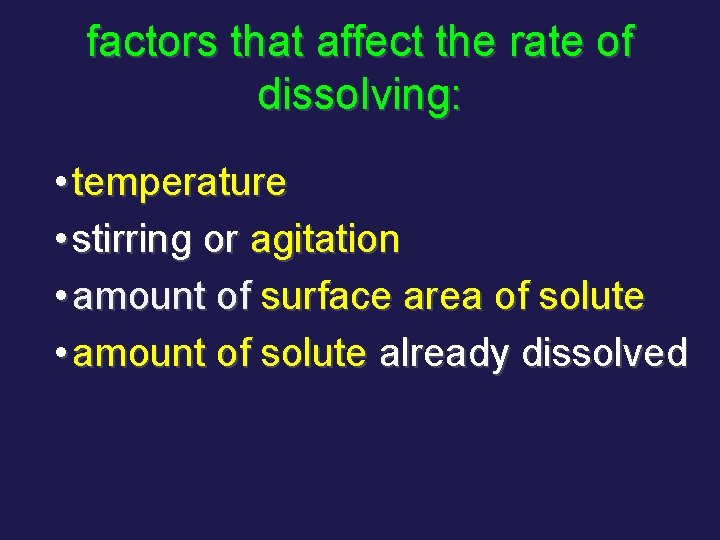 Solutions More Vocab Soluble soluble soluble capable of