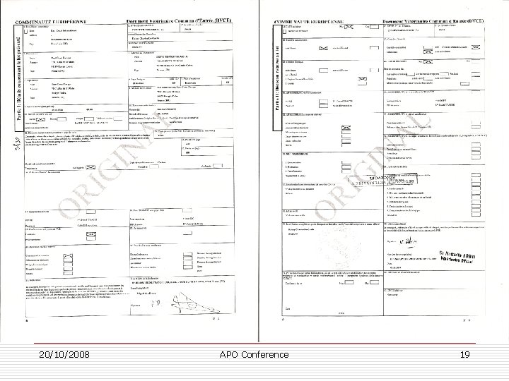Process of clearance in Europe Asian Productivity Organisation