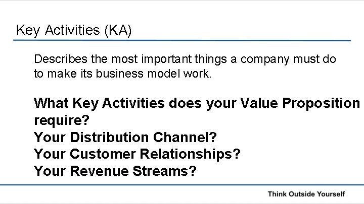 Creativity Innovation Entrepreneurship Business Model Canvas A business
