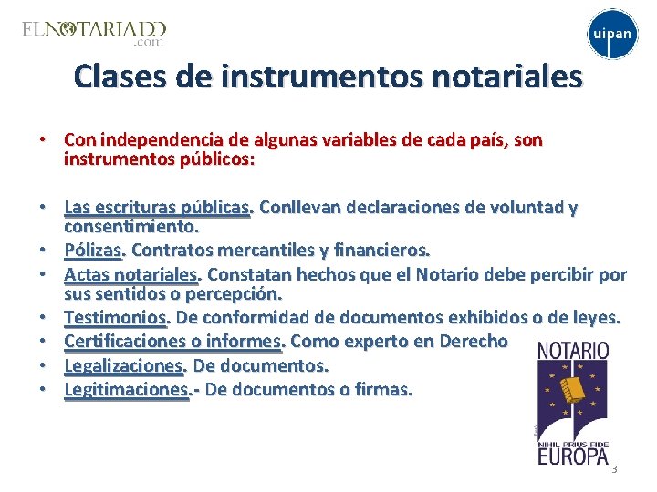CURSO EL INSTRUMENTO PBLICO NOTARIAL 1 Leccin EL