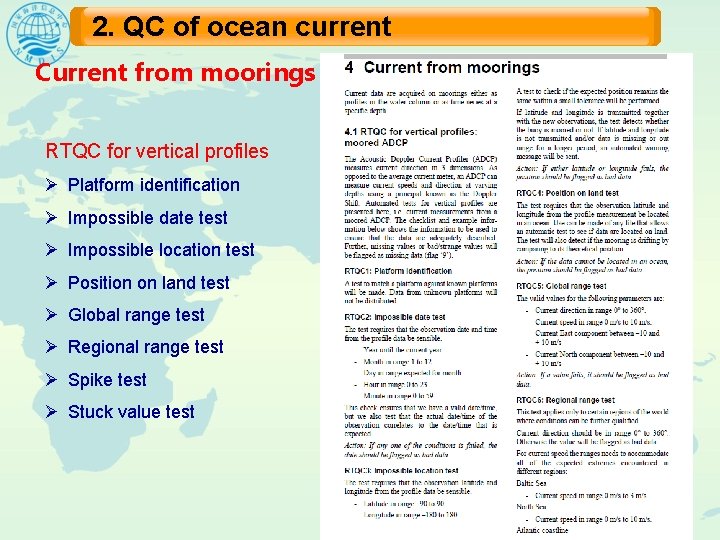 Data Processing and Quality Control of Ocean Observations