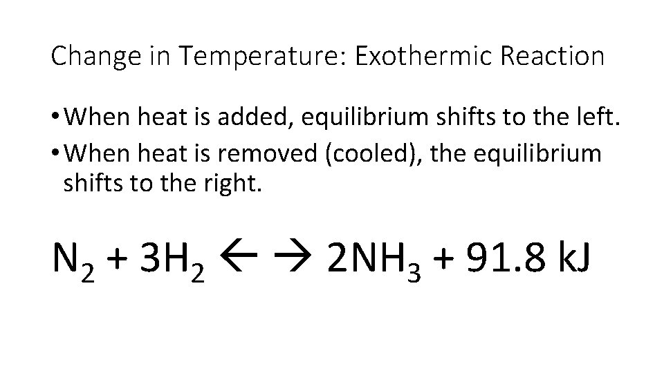 Aim How does a stress affect dynamic equilibrium