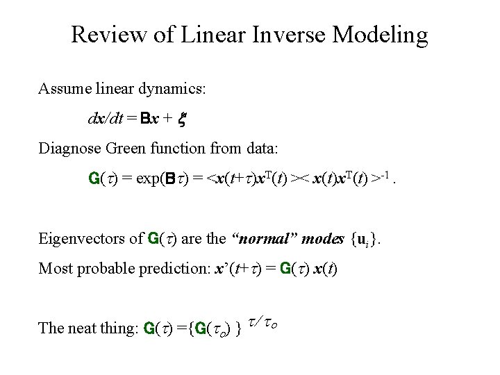 El Nio and how to get rid of