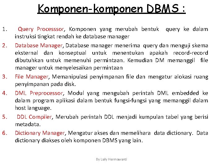 Bab 2 Mengenal Data Base Management System DBMS