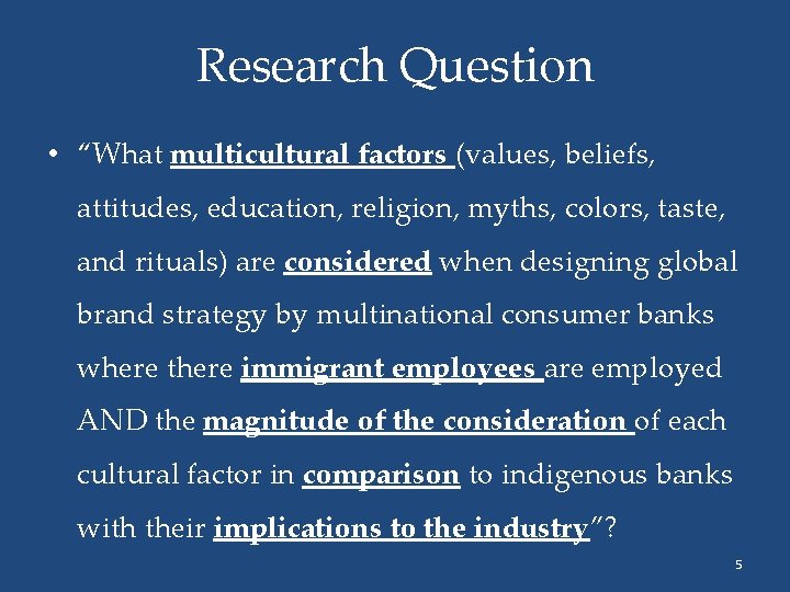 MULTICULTURAL PERSPECTIVES FOR GLOBAL BRAND MANAGEMENT IN MULTINATIONAL