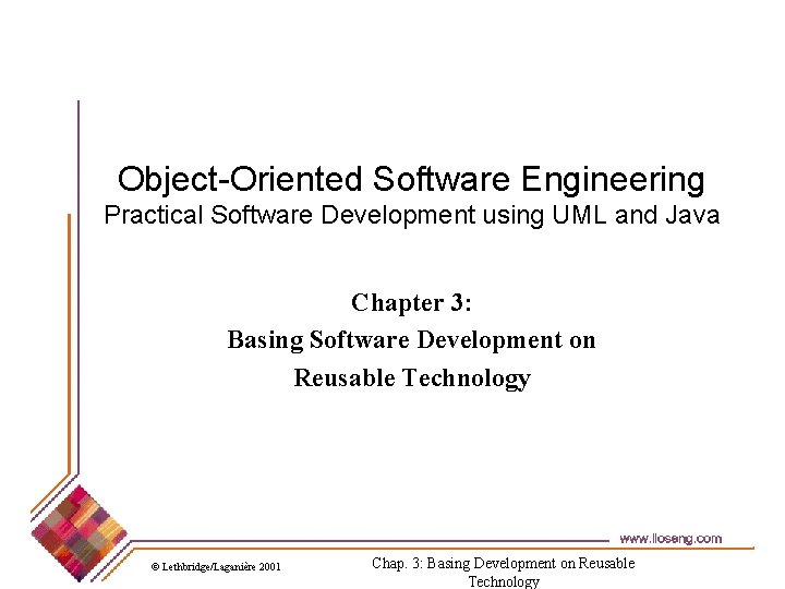 ObjectOriented Software Engineering Practical Software Development ...