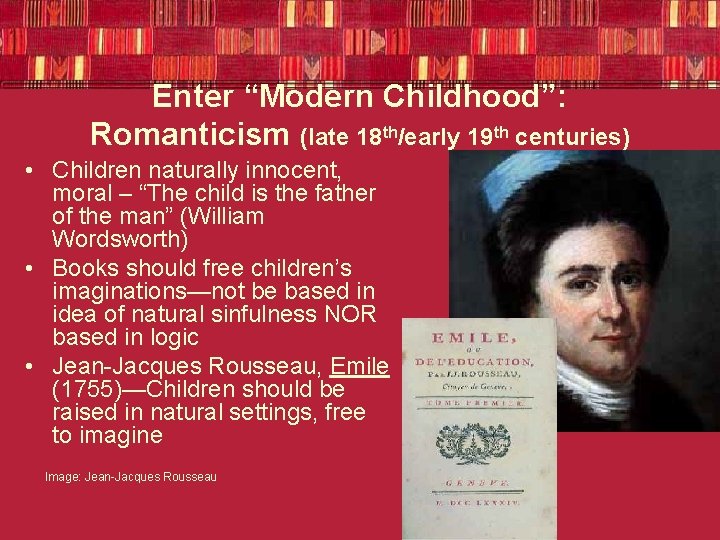 Constructing Childhood A Brief History of Childrens Literature