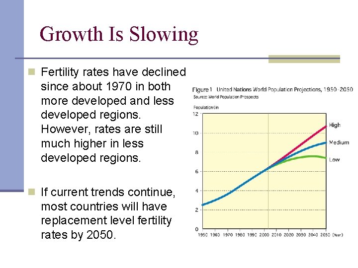 Chapter 9 Section 2 Changing Population Trends Changing