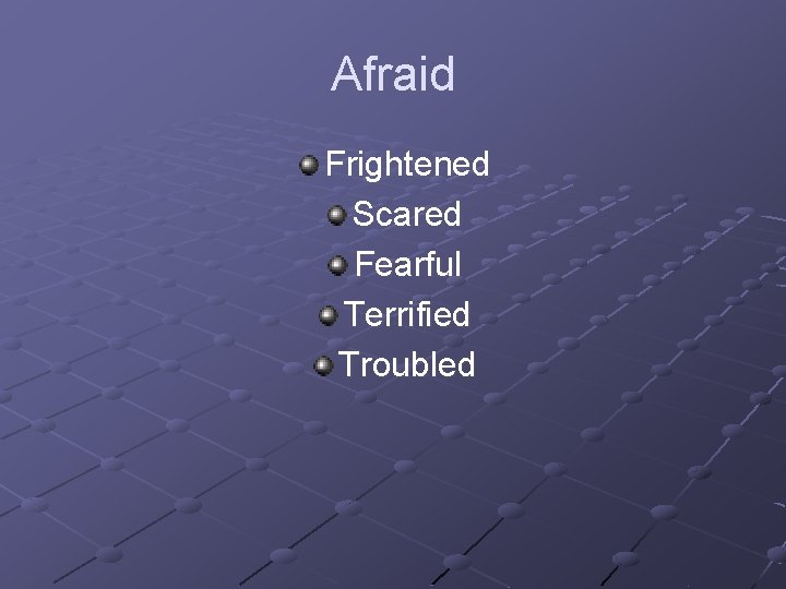 Afraid Exploring One Emotion in Depth By Kim