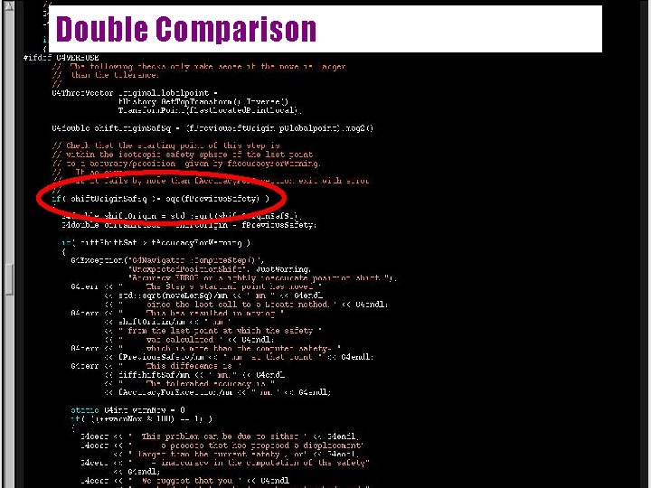 What happens in reality or how to make