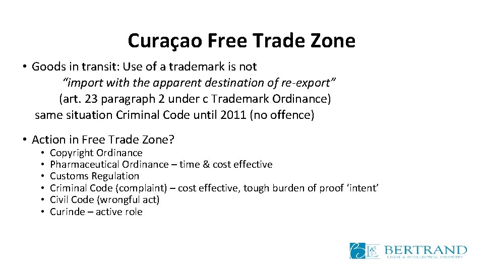 Strategies for Combatting Trademark Infringement Karyl D Bertrand