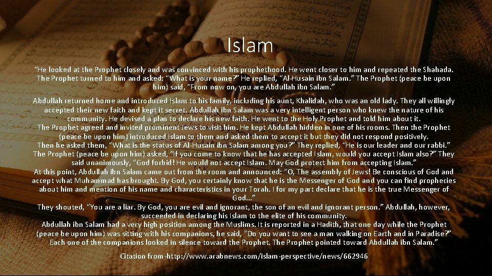 Abdullah Ibn Salam By Labibah Hassan Abdullah IbnSalam