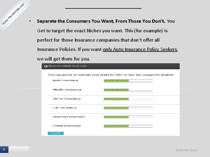 Welcome to Key Verticals Platform Demo Presentation Performance