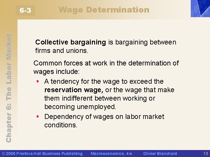 CHAPTER 6 The Labor Market Prepared by Fernando