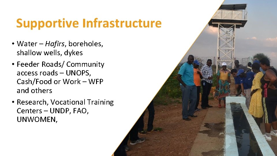 Restoring Productive Capacity Contributes to Food security Employment