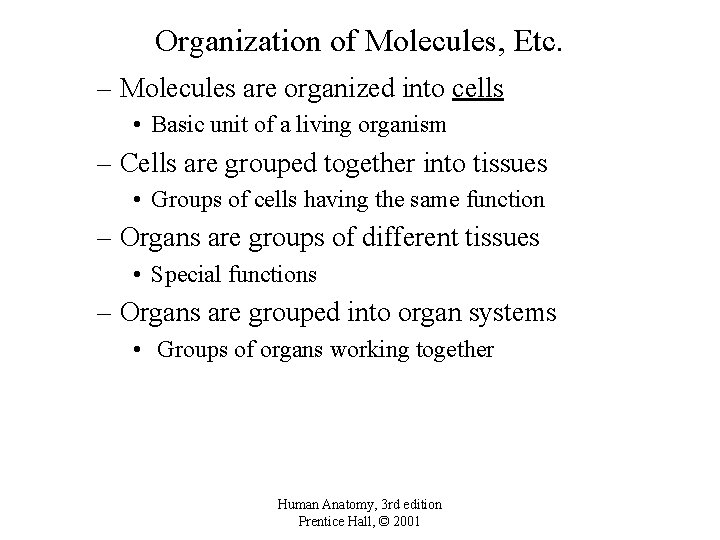 An Introduction to Human Anatomy 3 rd edition