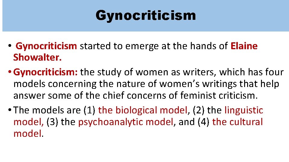 Feminism Theory and Principles How society looked like