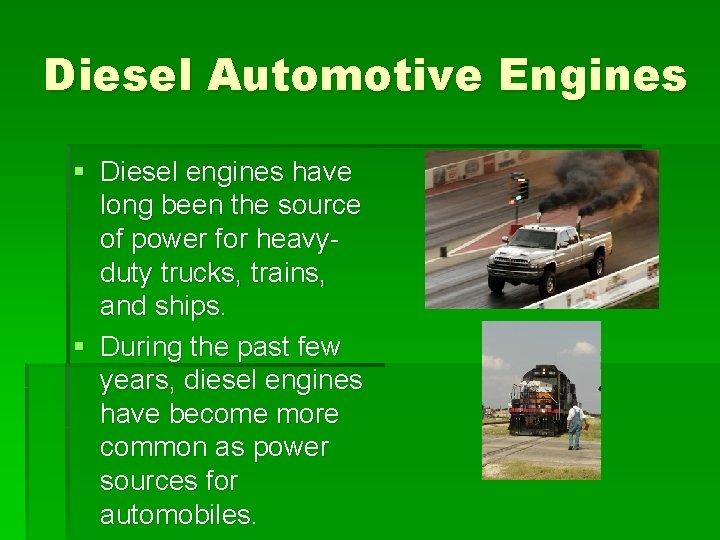 Diesel Automotive Engines Energy and Power Technology Textbook