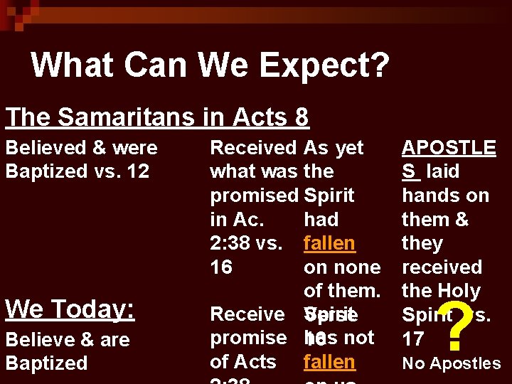 The Holy Spirit NOT a gas mere force
