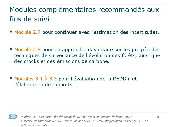Module 2 6 Estimation des missions de GES