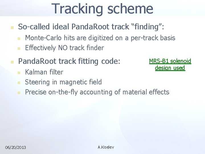 Eic Root status report and calorimeter code development
